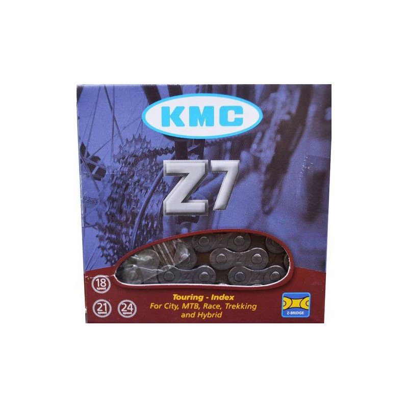 Cadena Bicicleta 8 Velocidades Kmc Z7 Reforzada Liviana