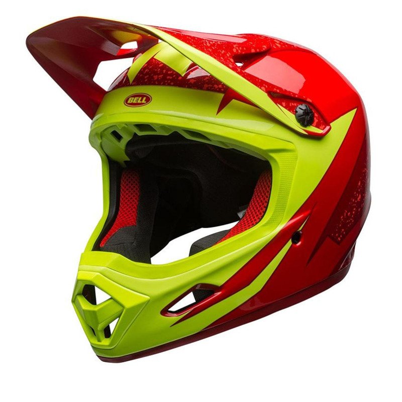 Casco Bicicleta Descenso Dh Bell Transfer-9 Mtb Integral Bmx